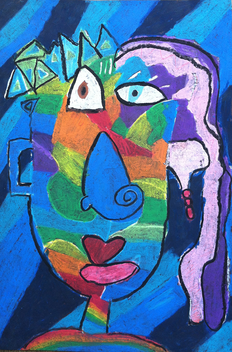Picasso Faces On White Paper - Christian Art Lessons