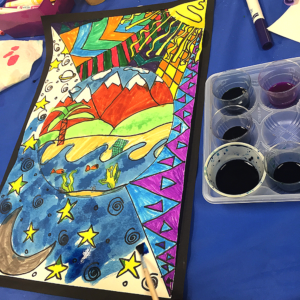 Let There Be Light! - drawing and painting art lesson - Christian Art ...