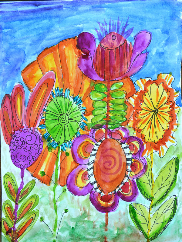 Wildflowers in Watercolor - Christian Art Lessons