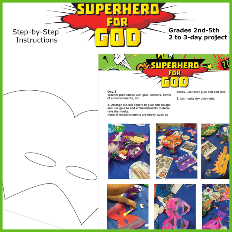 Superhero for God - Christian Art Lessons