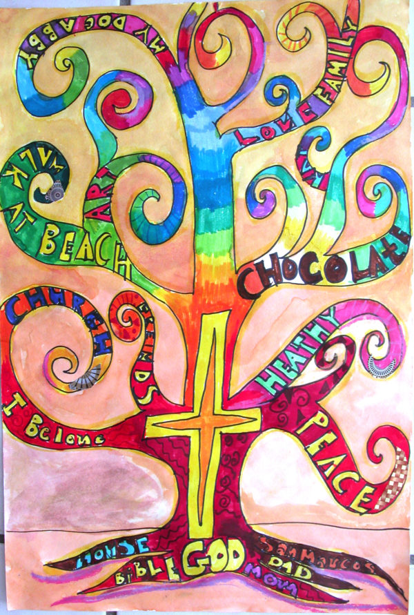 The Thanksgiving Tree Art Lesson - Christian Art Lessons