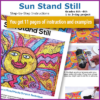 Sun Art Lesson in Scratch Board and Oil Pastels - Christian Art Lessons