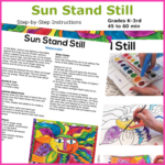 Sun Watercolor PDF Art Lesson - Christian Art Lessons