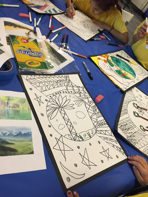 God’s Creation of the Earth - Christian Art Lessons