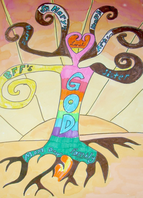 The Thanksgiving Tree Art Lesson - Christian Art Lessons