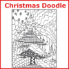 Christmas Doodle Zentangle Art Lesson - Christian Art Lessons