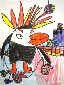 Rockhopper Penguins - Christian Art Lessons