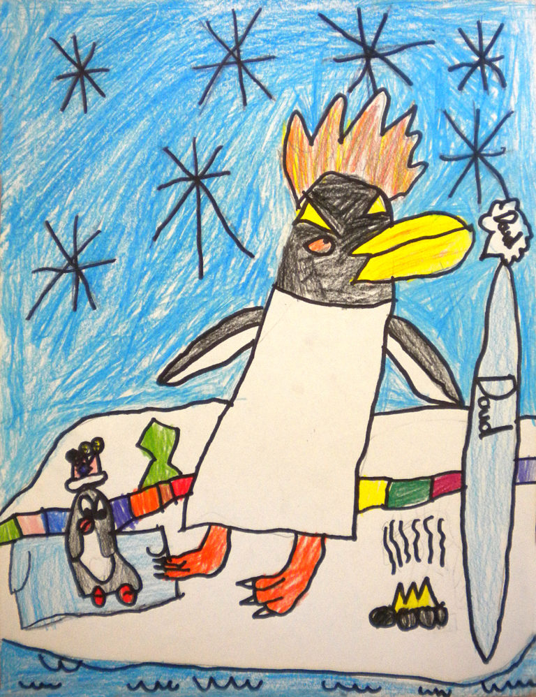 Rockhopper Penguins - Christian Art Lessons