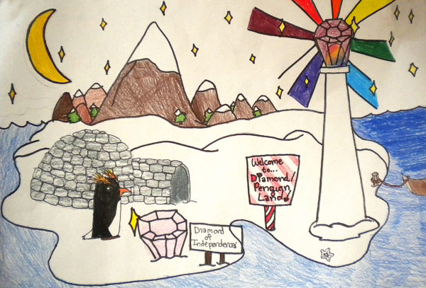 Rockhopper Penguins - Christian Art Lessons