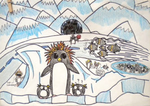 Rockhopper Penguins - Christian Art Lessons