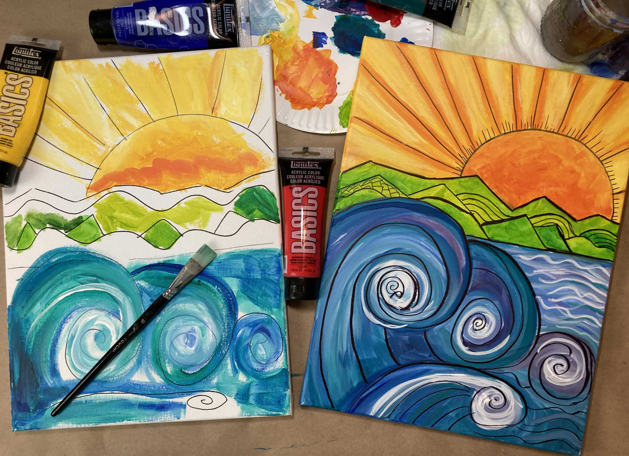 Acrylic Painting Classes - Christian Art Lessons